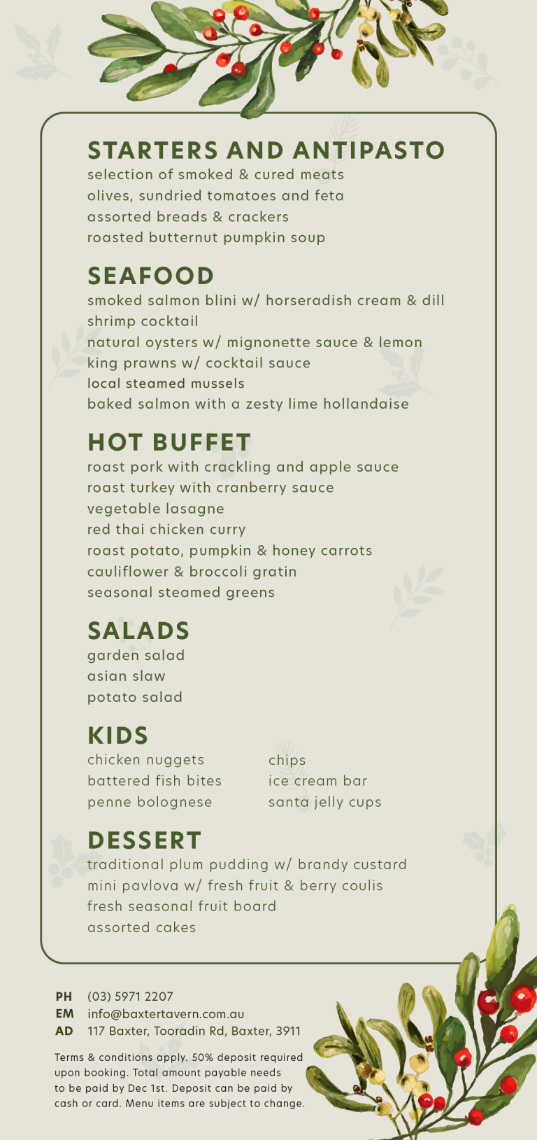 Baxter Tavern – Baxter’s favourite local